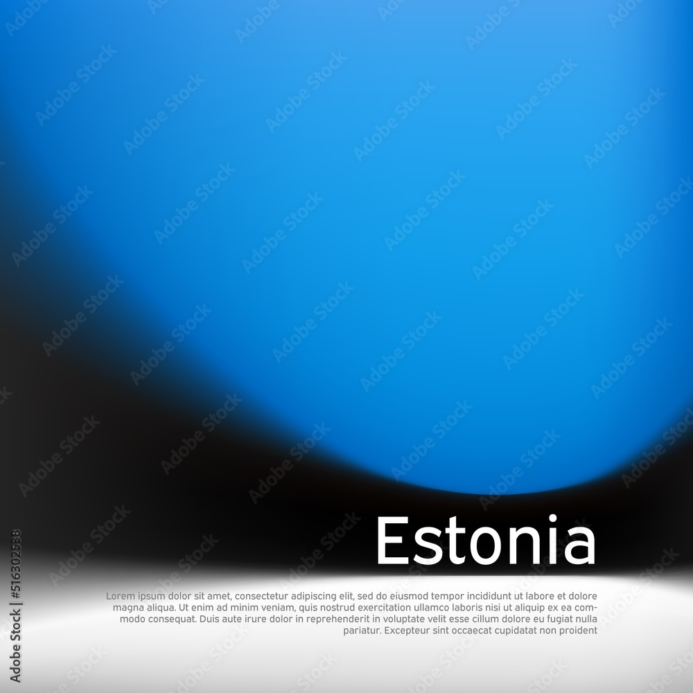 Eestonia flag background. Blurred pattern in the colors of the estonian ...
