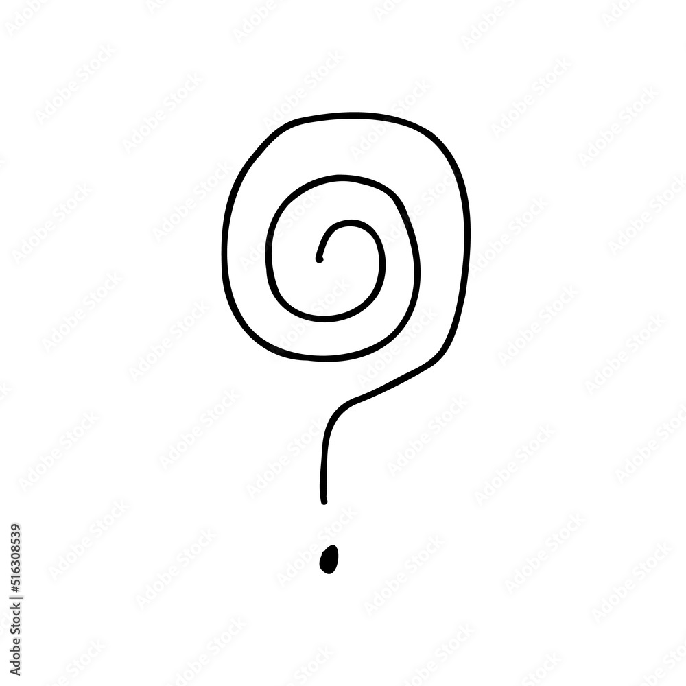 Questions marks. Hand drawn doodle ask sign set. Vector Who Why FAQ ...