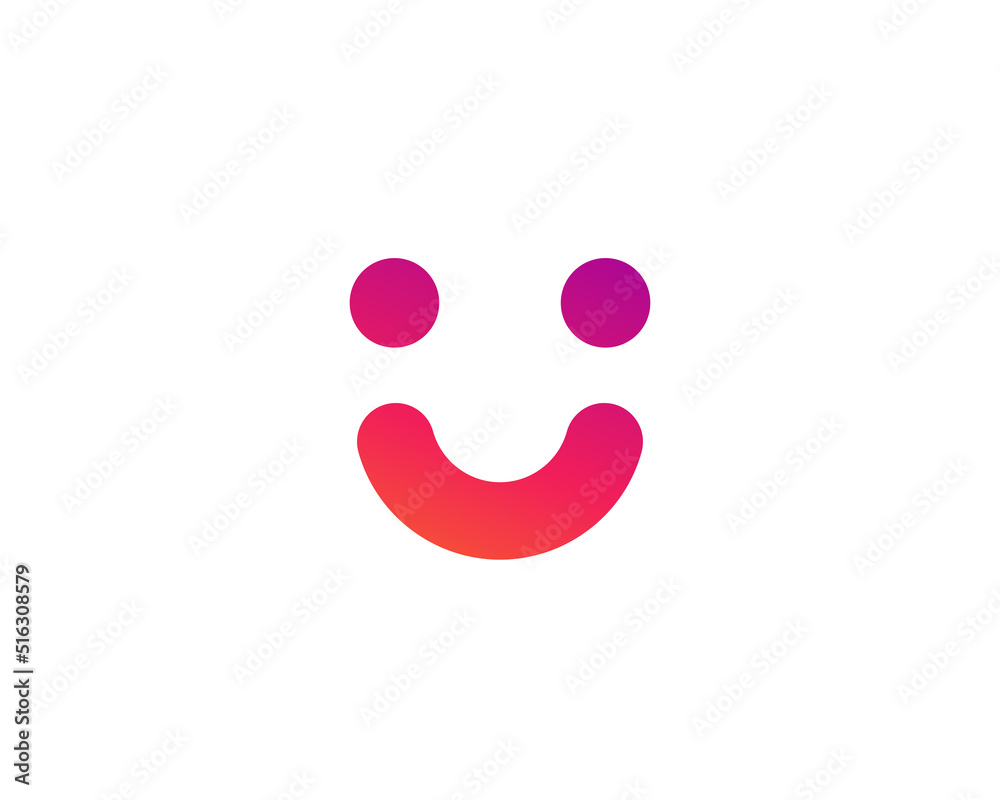 Letter U with smile logo icon design template elements Stock Vector ...