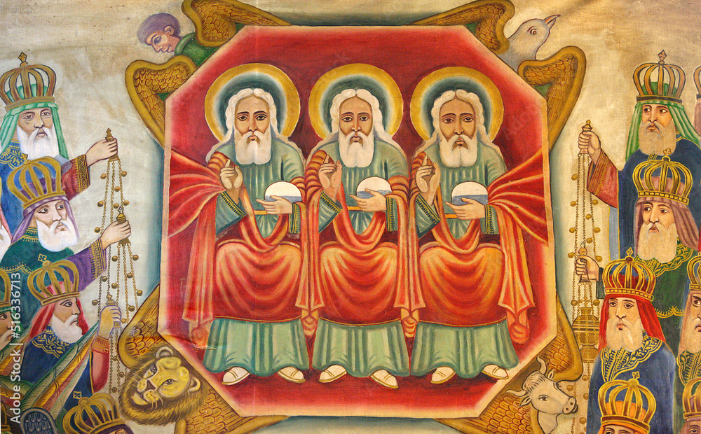 Photo & Art Print Ethiopian coptic icon at the Holy Sepulcher, Julian