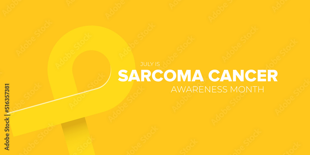Sarcoma cancer awareness month concept horizontal banner design ...