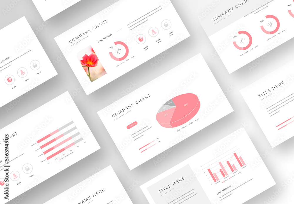 Infographic & Map Presentation Stock Template | Adobe Stock