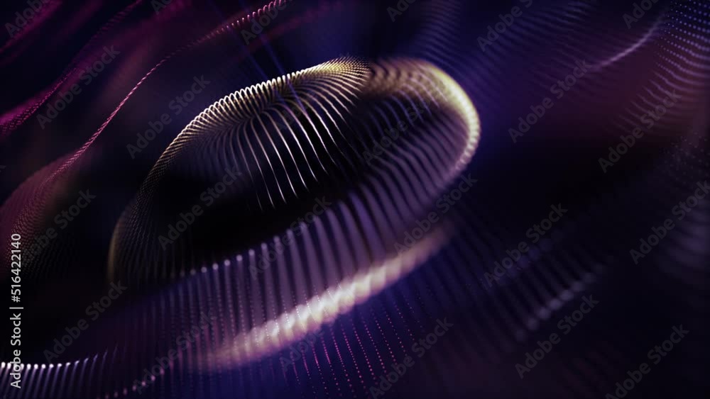 Stockvideon Abstract technology motion background animation with a ...