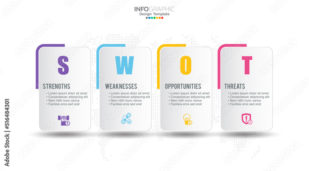 weakness; strength; swot; chart; vector; business; diagram; icon ...