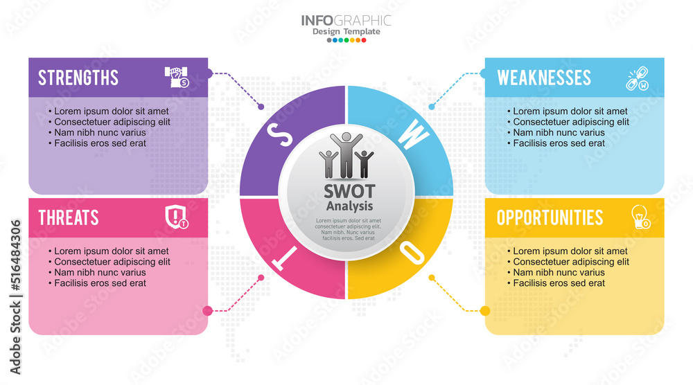 weakness; strength; swot; chart; vector; business; diagram; icon ...