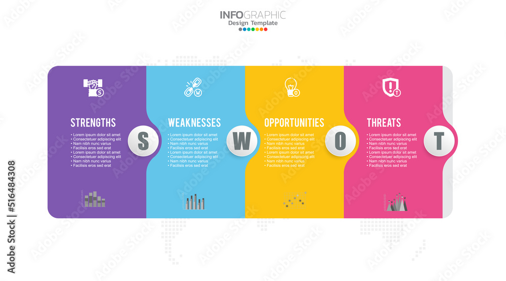 weakness; strength; swot; chart; vector; business; diagram; icon ...