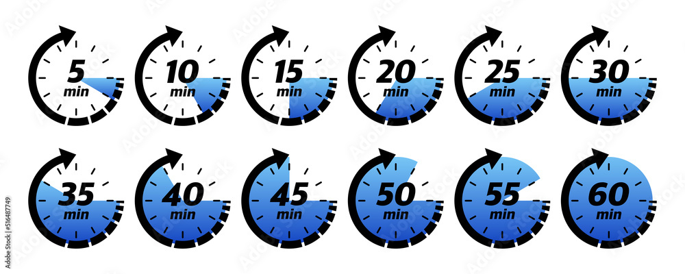 10, 15, 20, 25, 30, 35, 40, 45, 50 timer min, great design for any ...