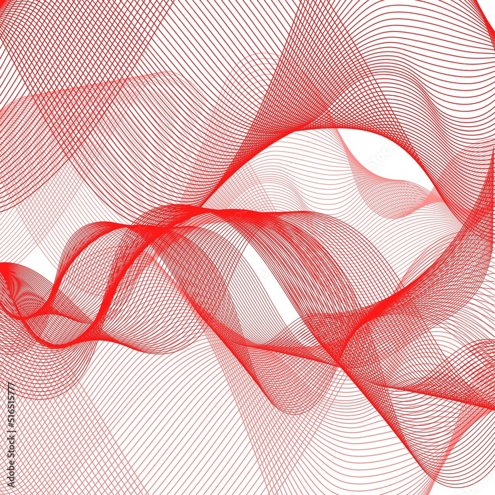 Red Sound wave abstract background, Audio waveform illustration Stock ...