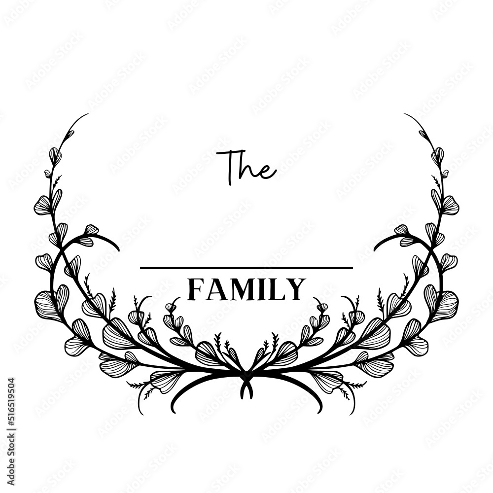 Black And White Floral Pattern Name