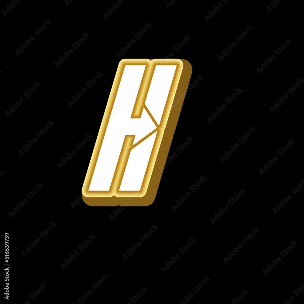 Alphabet gold metallic and effect designs. Elegant golden letters ...