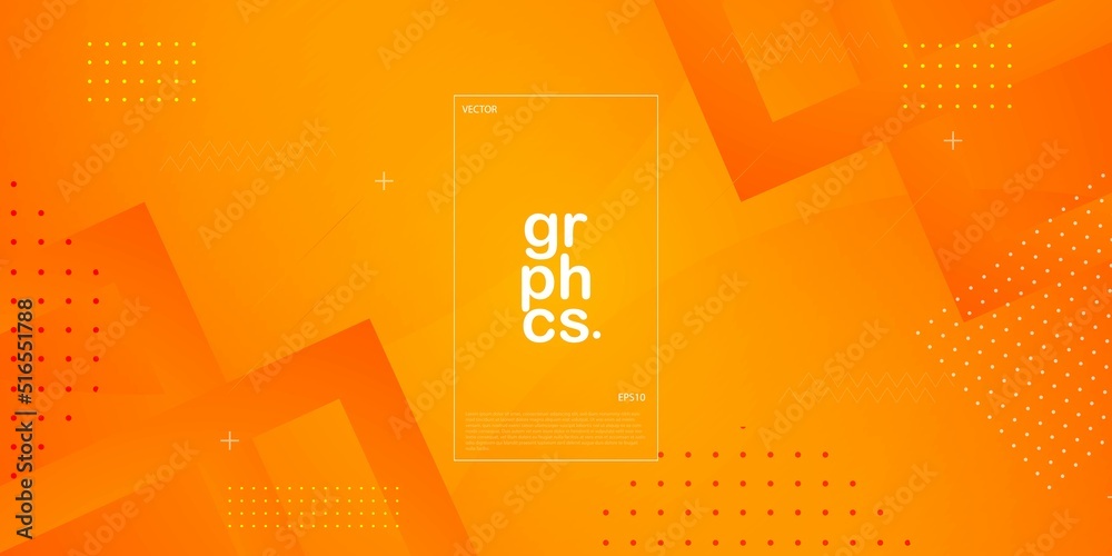 abstract orange background with simple lines.colorful orange design ...