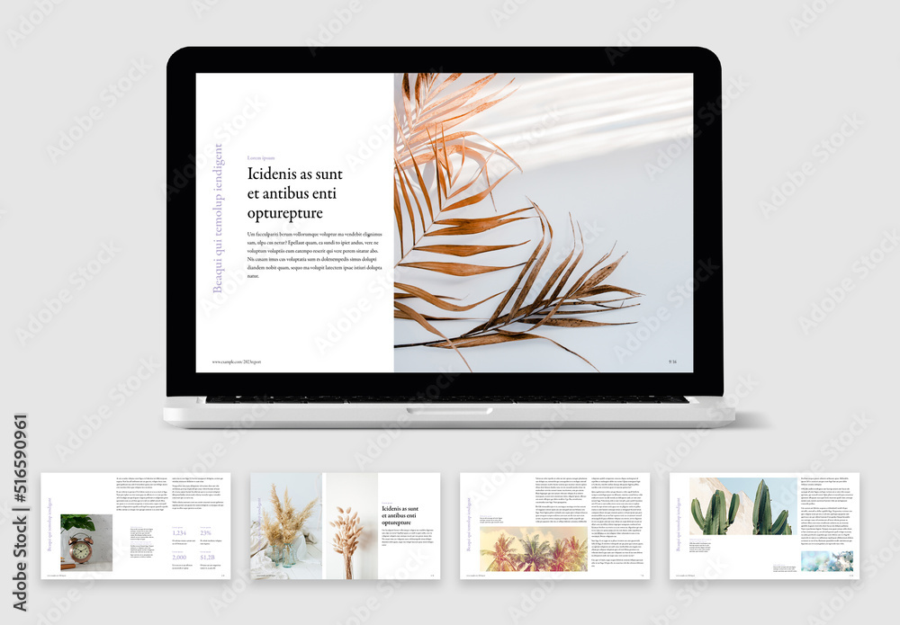 Digital Presentation Layout Stock Template | Adobe Stock
