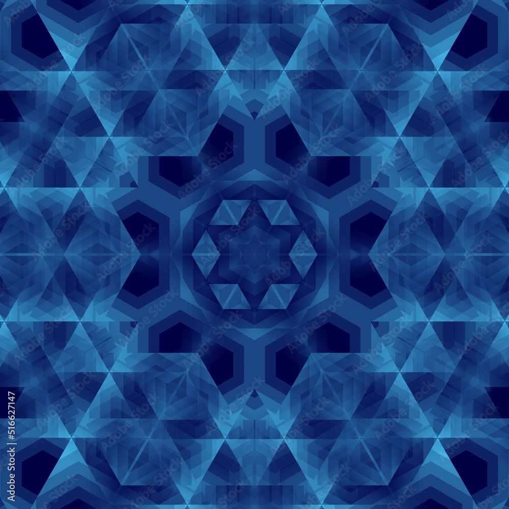 Abstract neon blue pattern design for technology related background ...