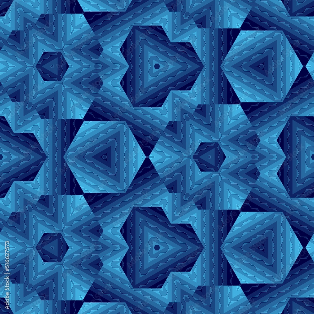 Abstract neon blue pattern design for technology related background ...