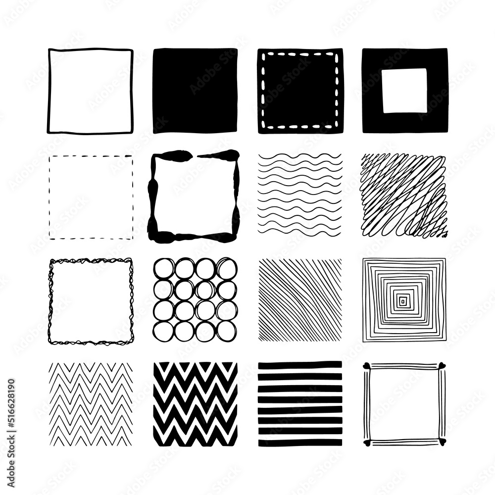 Vector set background. Geometry group batik graphic. Many square, wave ...