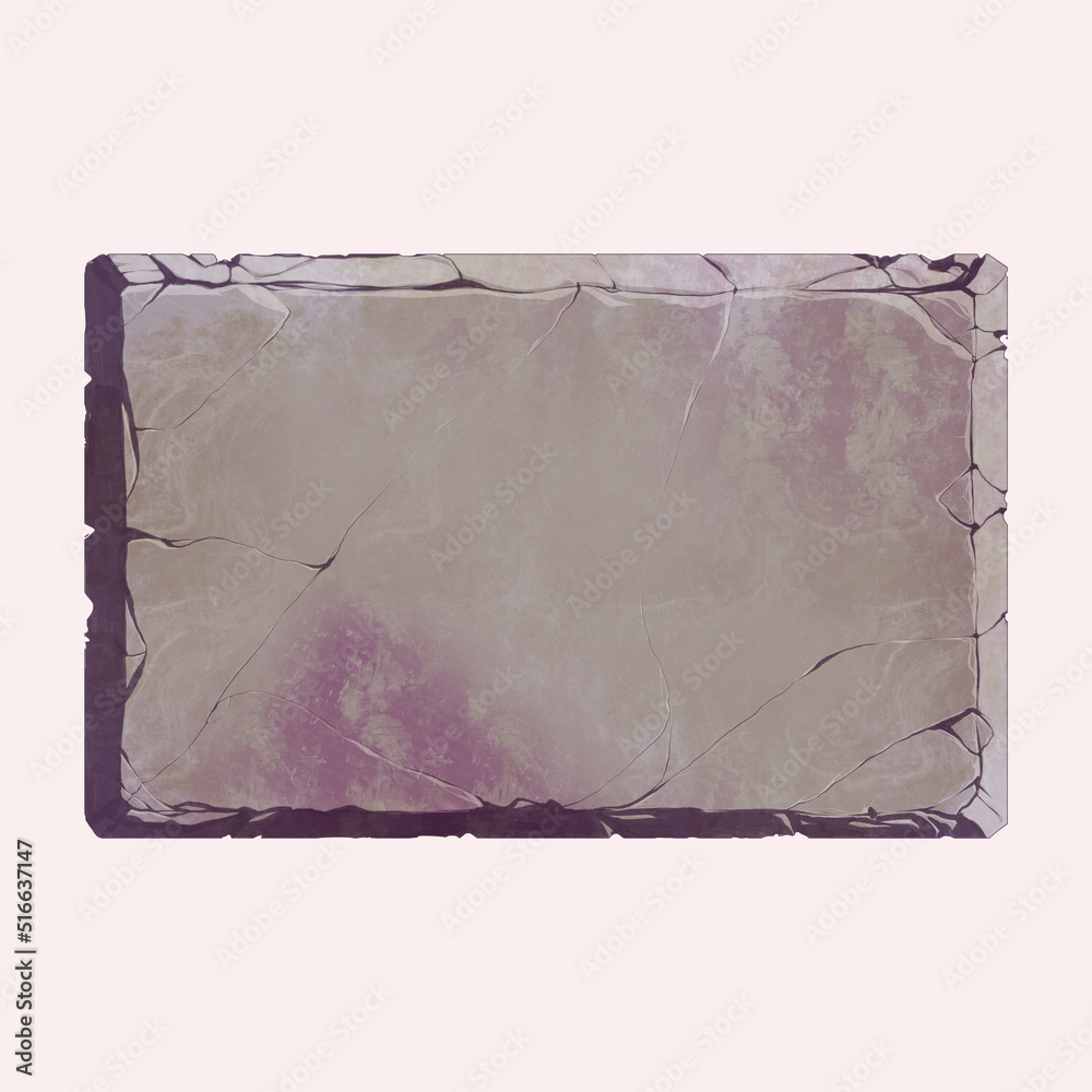 Realistic stone buttons and elements Stock Illustration | Adobe Stock