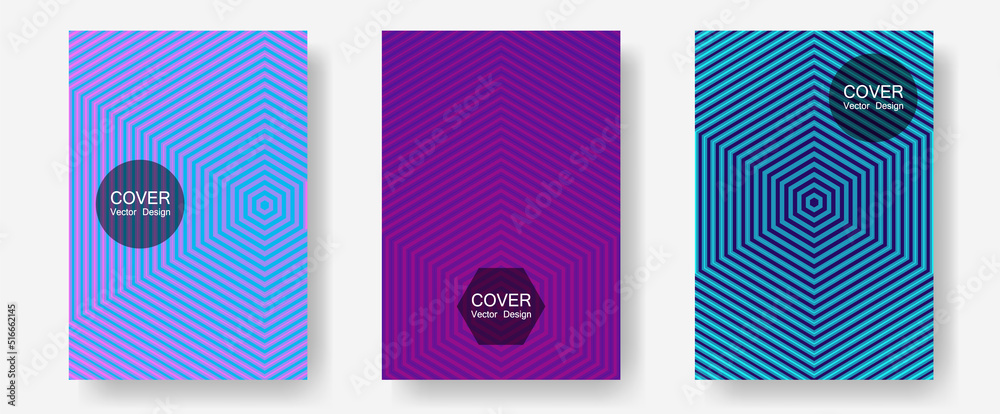 Halftone Gradient Texture Vector Cover Layouts Stock Vector Adobe Stock