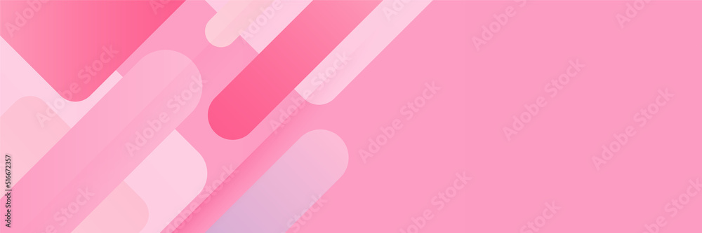 Pink abstract banner background. Vector abstract graphic design banner ...
