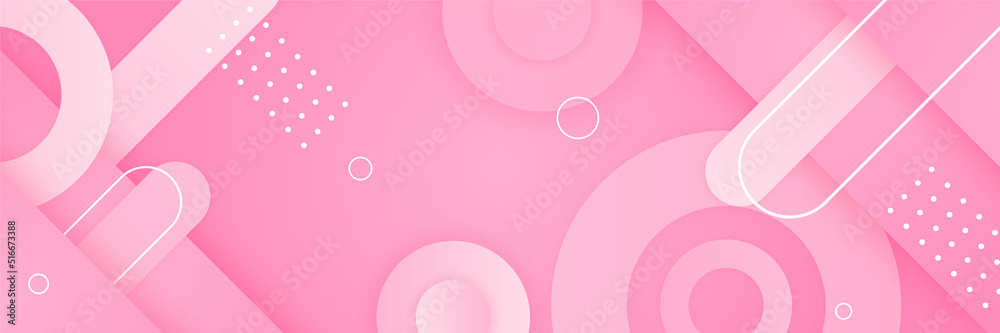 Pink abstract banner background. Vector abstract graphic design banner ...