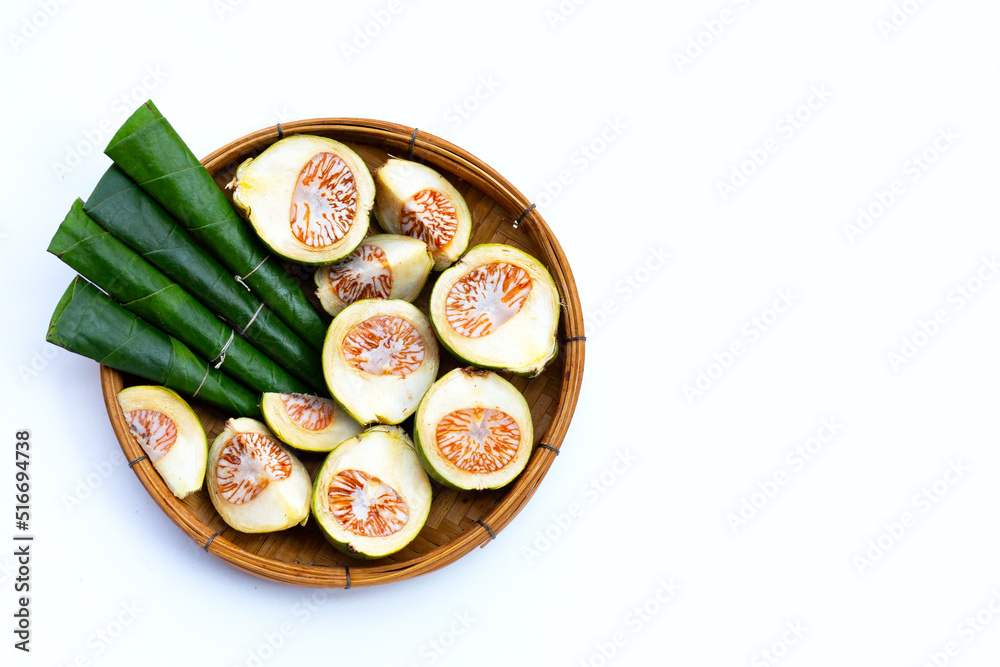 Chewing betel nut, Betel nut with cal lime powder on betel leaves Stock ...