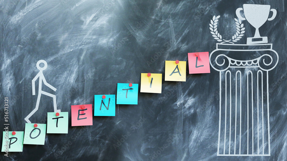 Potential make steps to success, wealth and prosperity in personal and ...