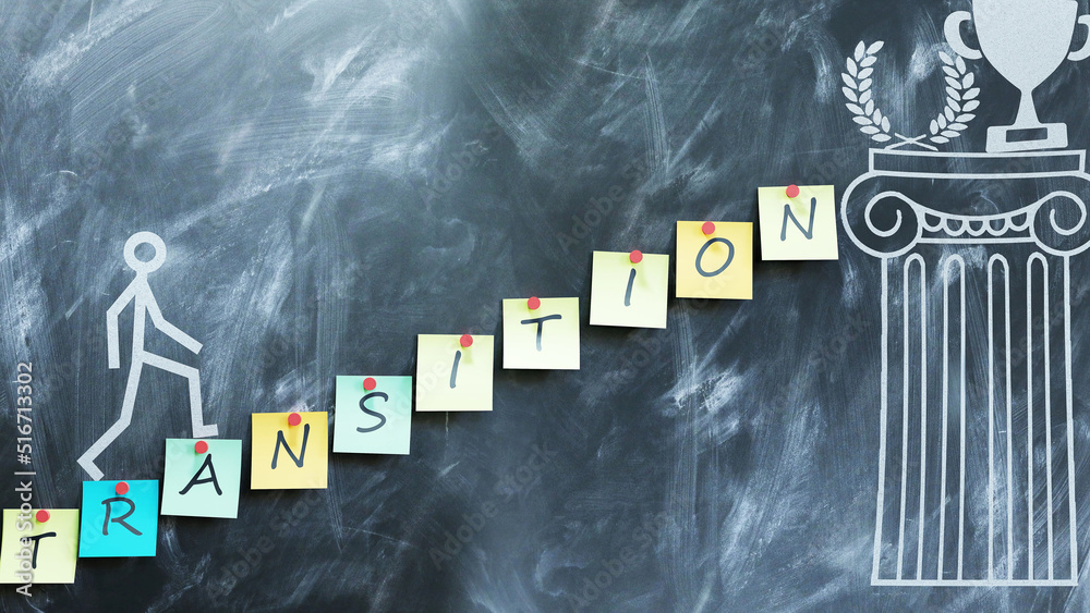 Transition make steps to success, wealth and prosperity in personal and ...