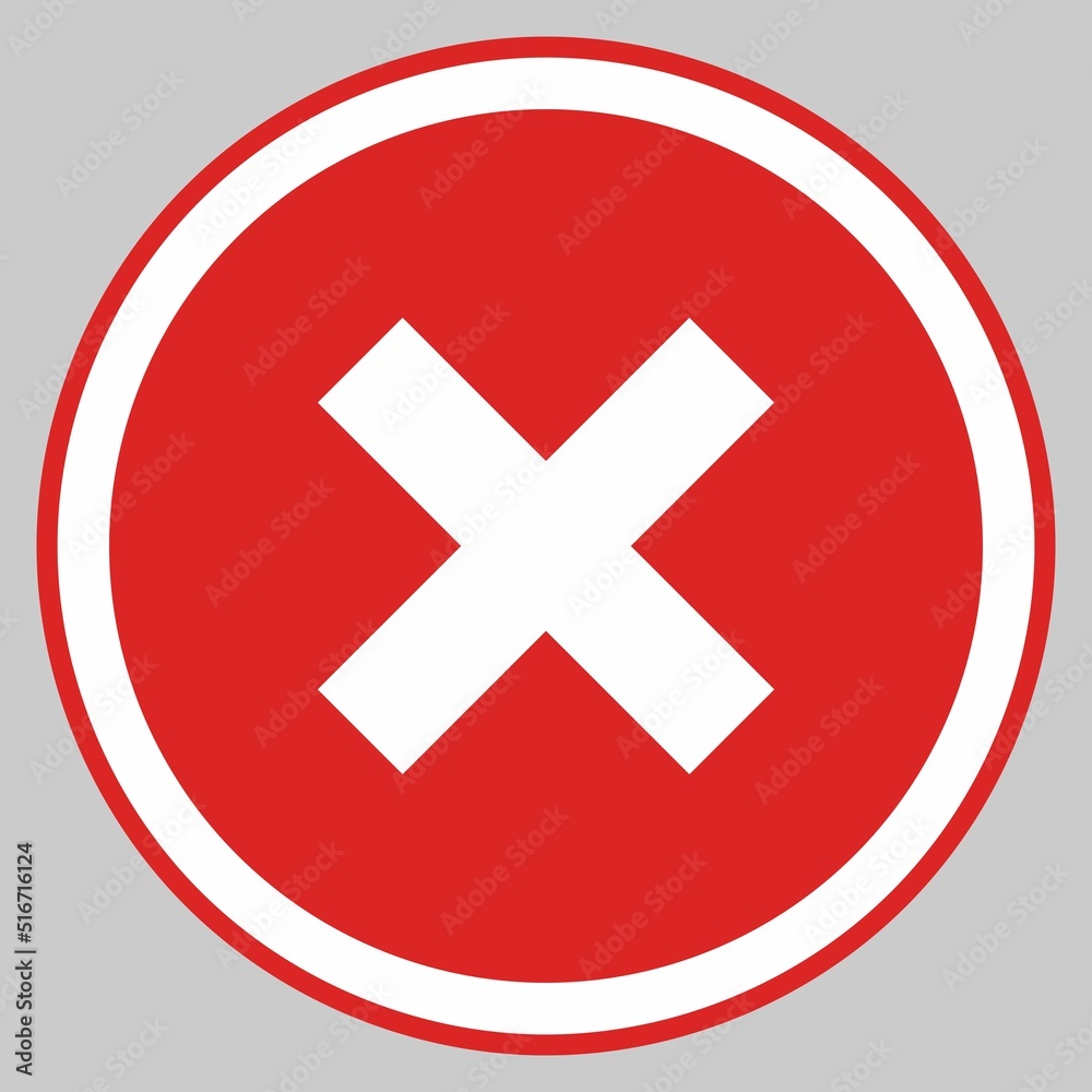 Wrong marks, Cross marks, Rejected, Disapproved, No, False, Not Ok ... Wrong marks, Cross marks, Rejected, Disapproved, No, False, Not Ok ...