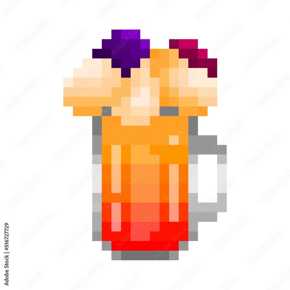 Editable Vector Illustration of Soda Slurp. Good for sticker, icon ...