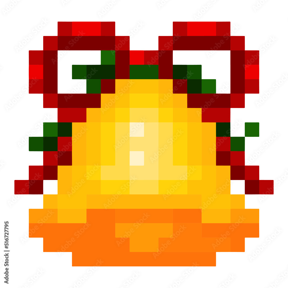 Editable Vector Illustration of Golden Bell. Good for sticker, icon ...