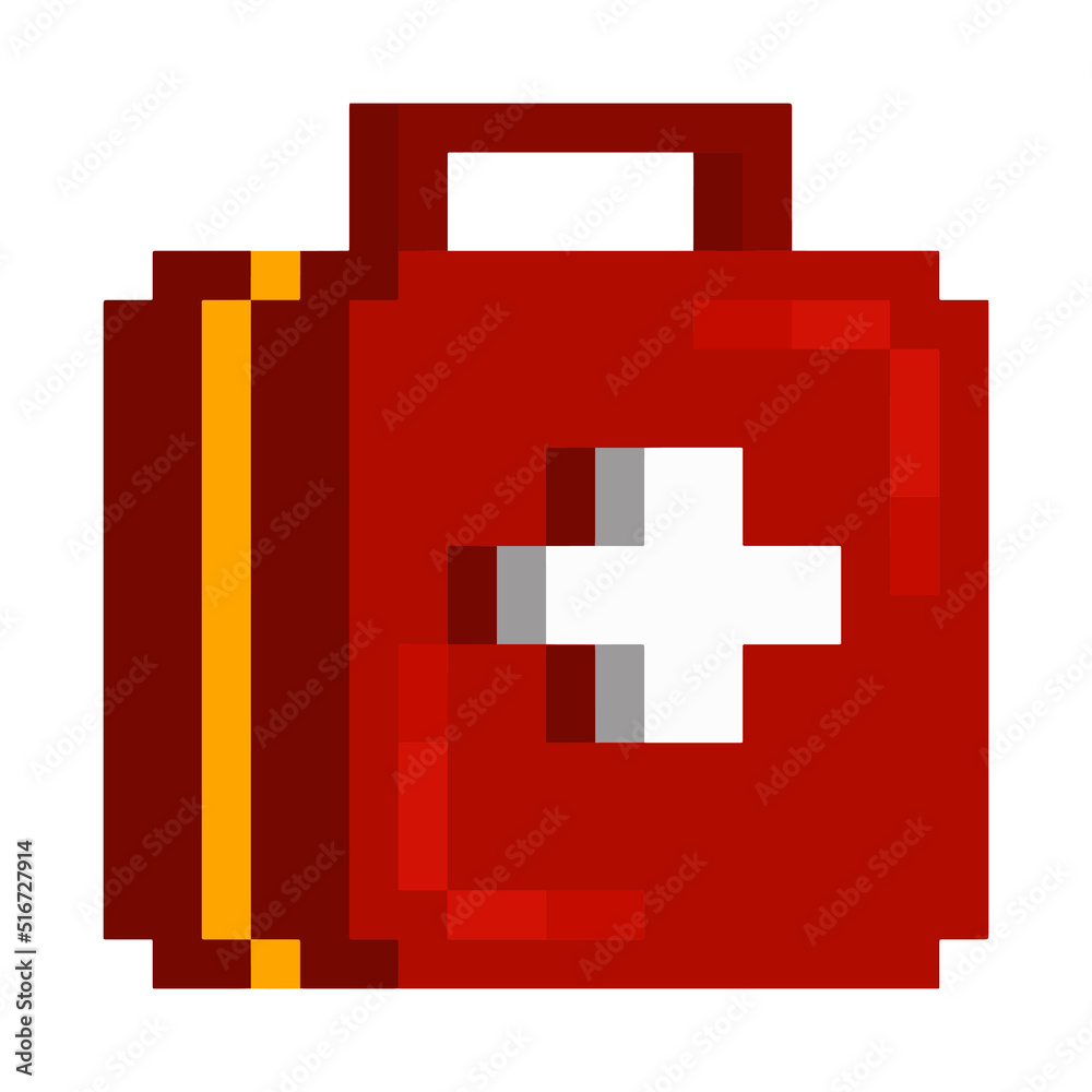 Editable Vector Illustration of Medicine Kit. Good for sticker, icon ...