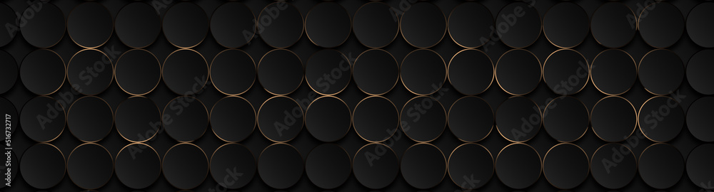 3d Metallic Black Wallpaper