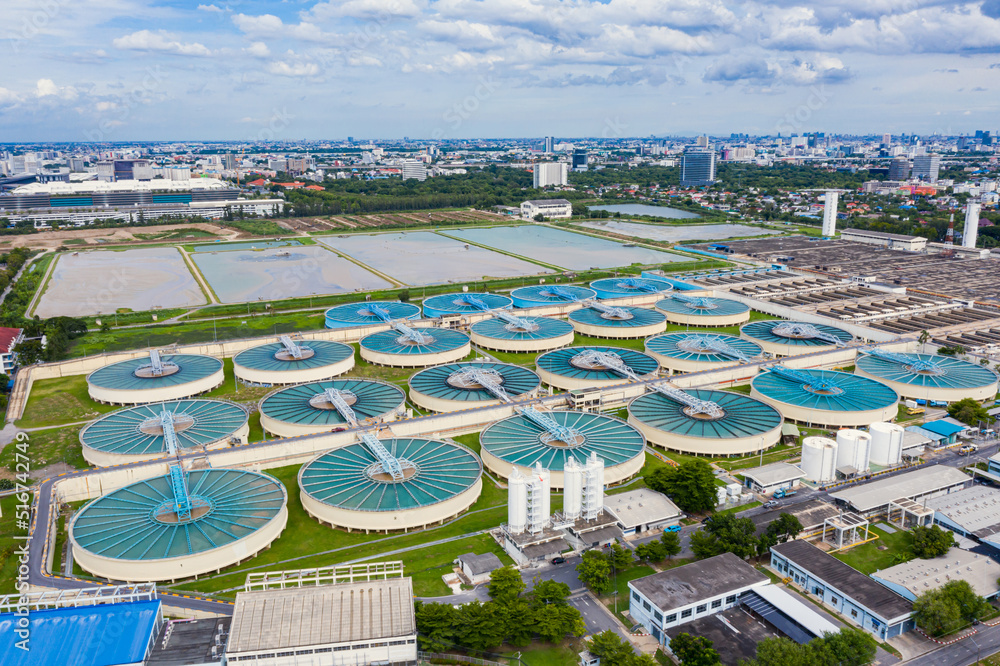 Aerial View Of Drinking Water Treatment Microbiology Of Drinking Water