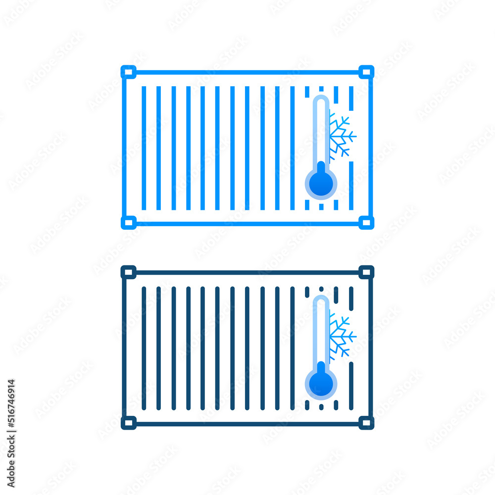 Reefer, Refrigerator container. Cool container use for transport ... Reefer, Refrigerator container. Cool container use for transport ...