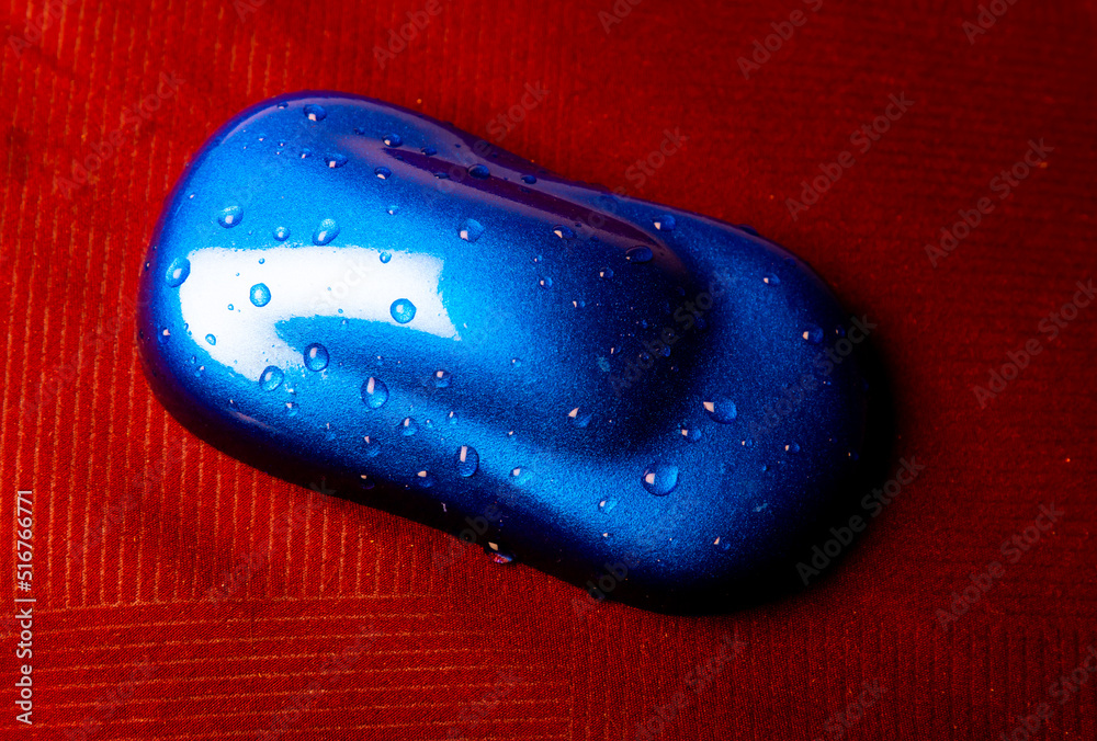 pearl blue mica pigment system nano technology Stock Photo | Adobe Stock