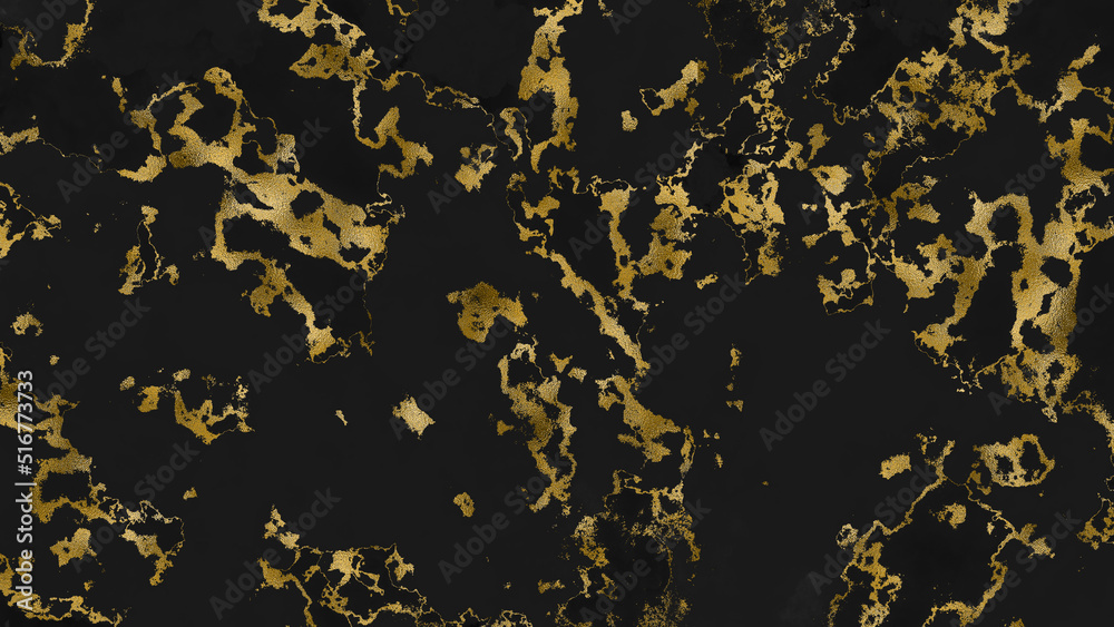 Marble texture on black texture with gold glitter. Black gold marble ...
