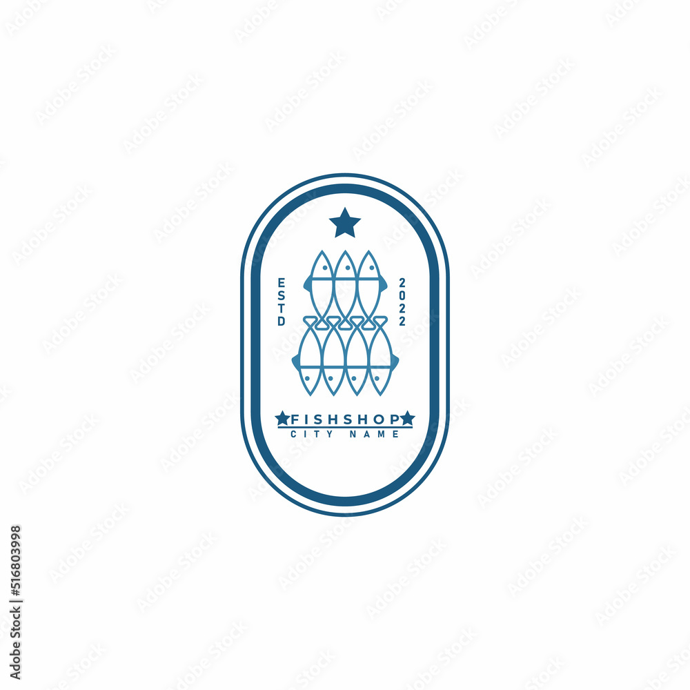 fish logo, fish market logo, fish guard logo, fish contest, seafood ...