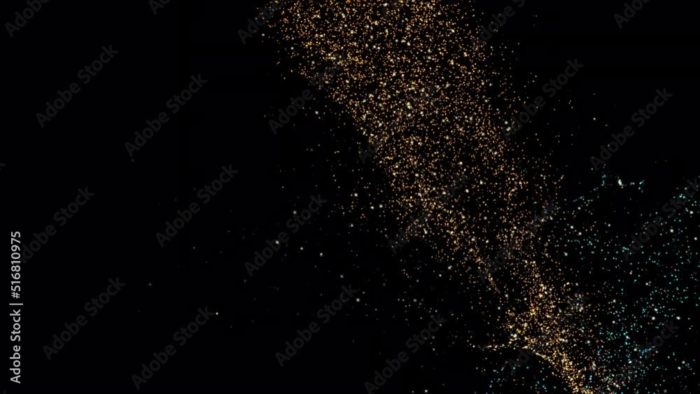 4k Hot vs cold energy. Solar flares and frozen particles facing and ...