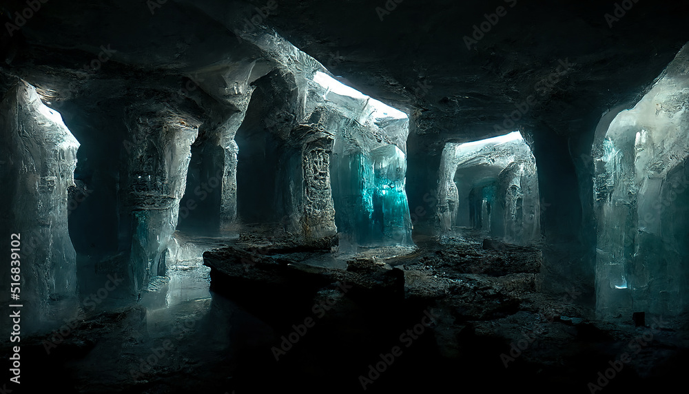 Dark Ice Cave
