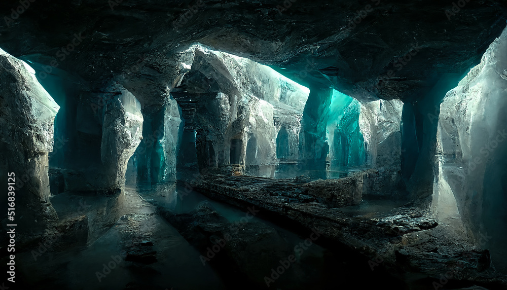 Dark Ice Cave