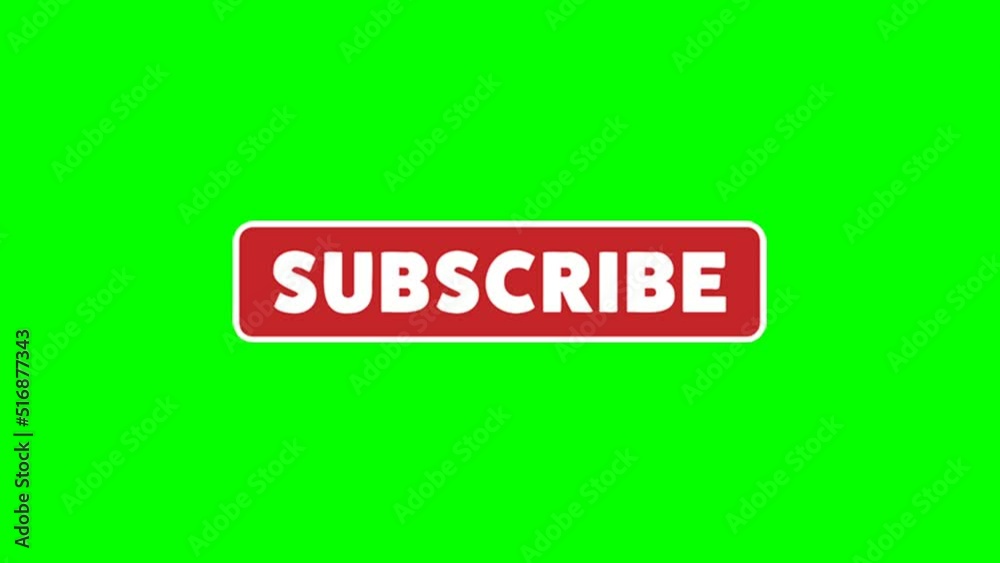 subscribe button for the youtube channel, animation subscribe button ...