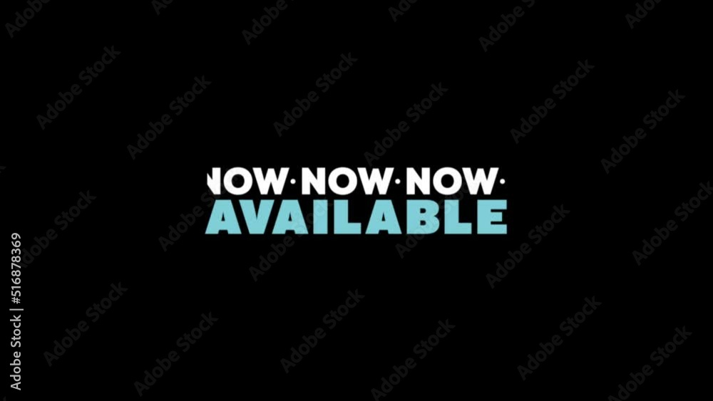 now available animation text in white and blue color, animation text of ...