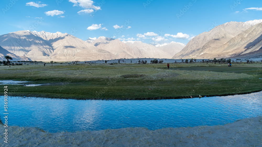 Hunder, Leh Ladakh, India - Hunder village in the Leh Nubra valley of ...