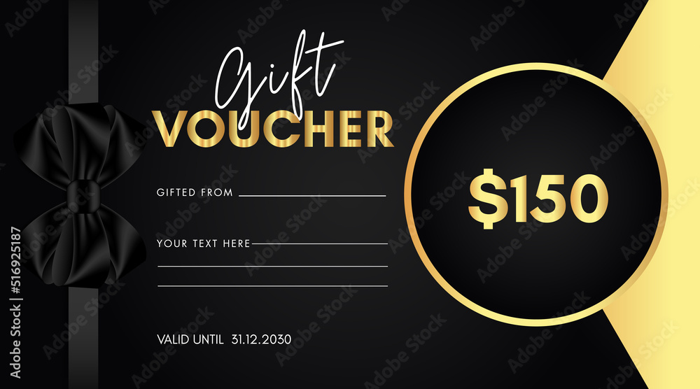 Vecteur Stock 150 dollar discount for shopping template design with ...