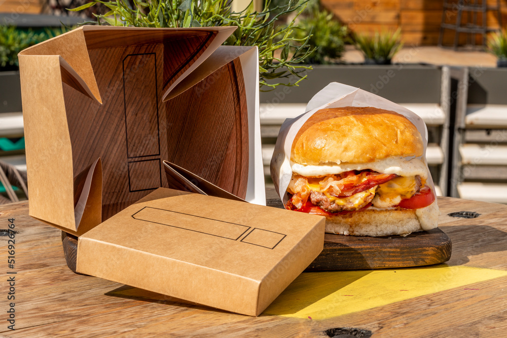 Biodegradable and recyclable boxes, eco-friendly packaging, good ...