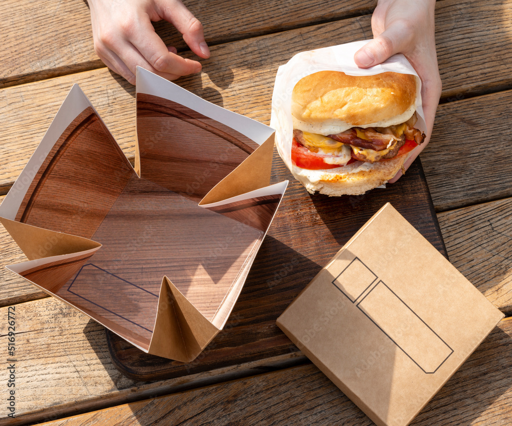 Biodegradable and recyclable boxes, eco-friendly packaging, good ...