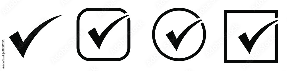 Ok icon vector set. Approved illustration sign collection. Confirm ...