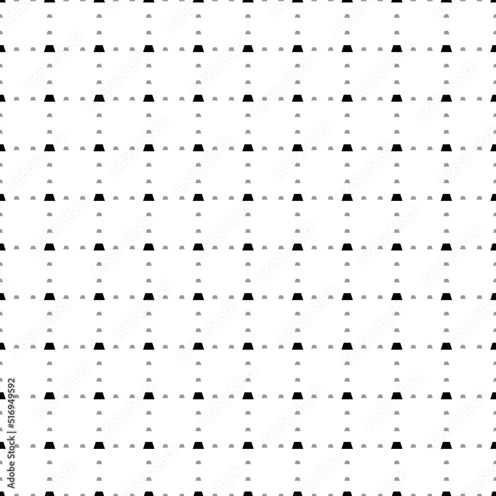 Square seamless background pattern from black trapezoid symbols are ...
