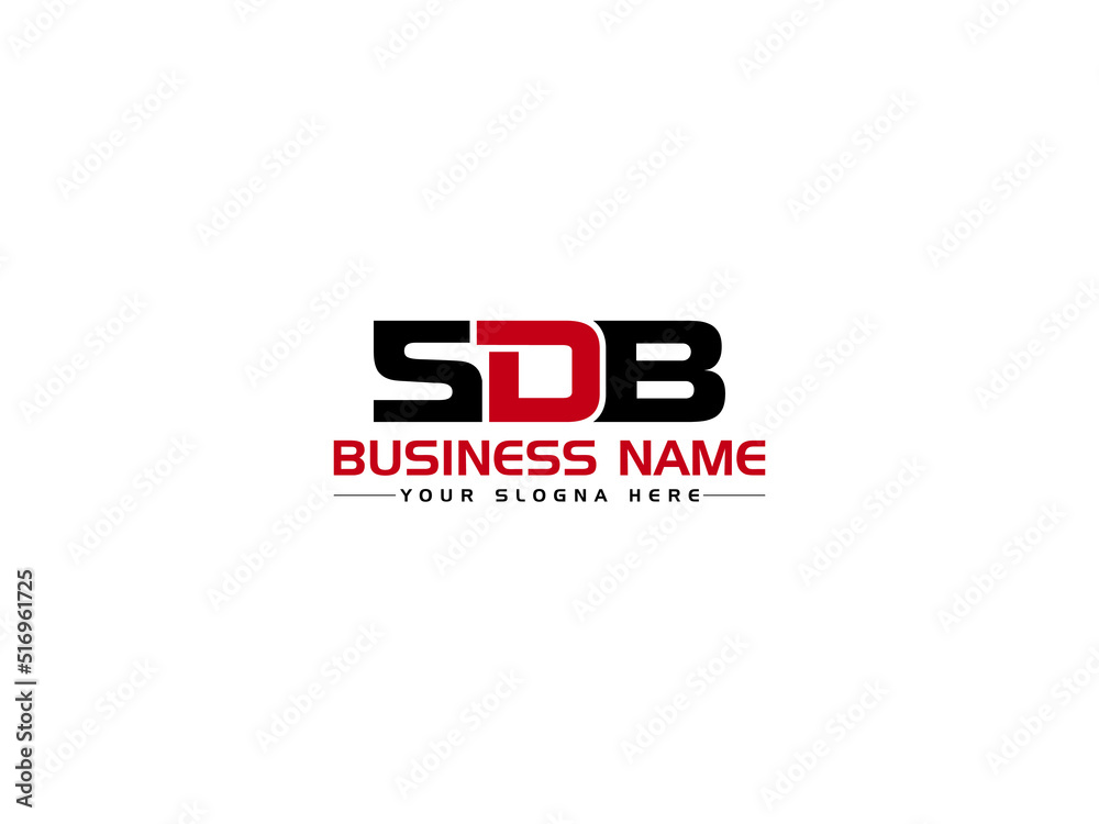 Letter SDB Logo Icon, Colorful SD s d b Logo Letter Vector art With ...