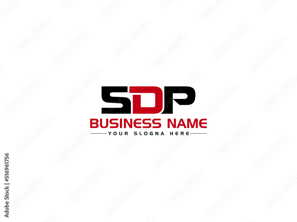 Letter SDP Logo Icon, Colorful SD s d p Logo Letter Vector art With ...