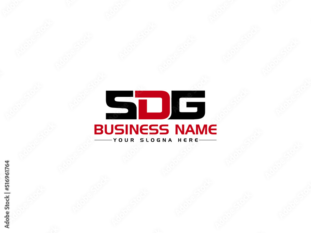 Letter SDG Logo Icon, Colorful SD s d g Logo Letter Vector art With ...